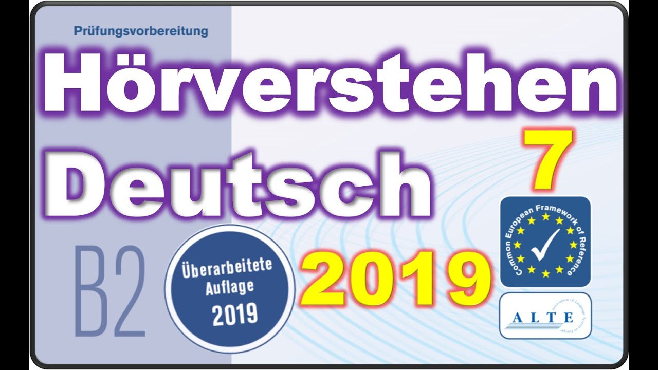 Telc B2 Prüfung Modelltest (7) B2 allgemein Hörverstehen Deutsch - YouTube