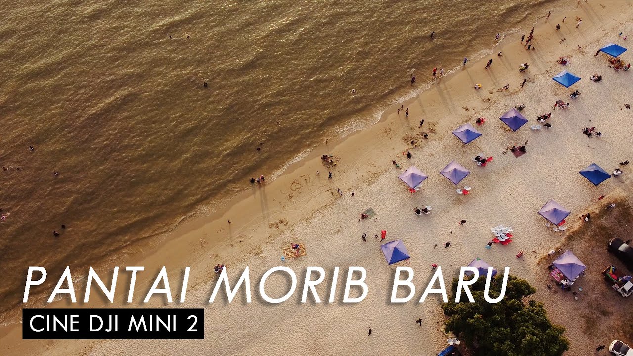 pantai morib baru dji mini 2 - YouTube