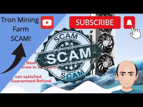 Tron Mining Farm SCAM! - YouTube