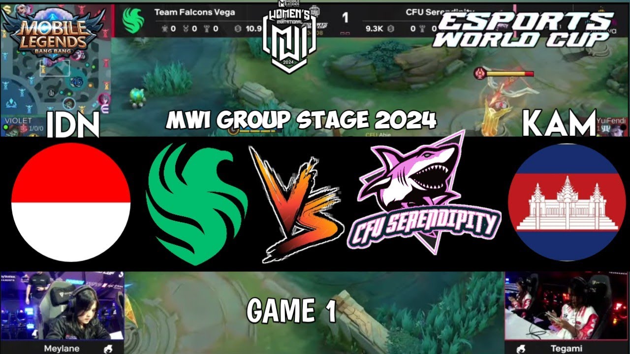 TEAM FALCON VEGA Vs CFU SERENDIPITY | MWI x EWC GROUP STAGE 2024 | GAME ...