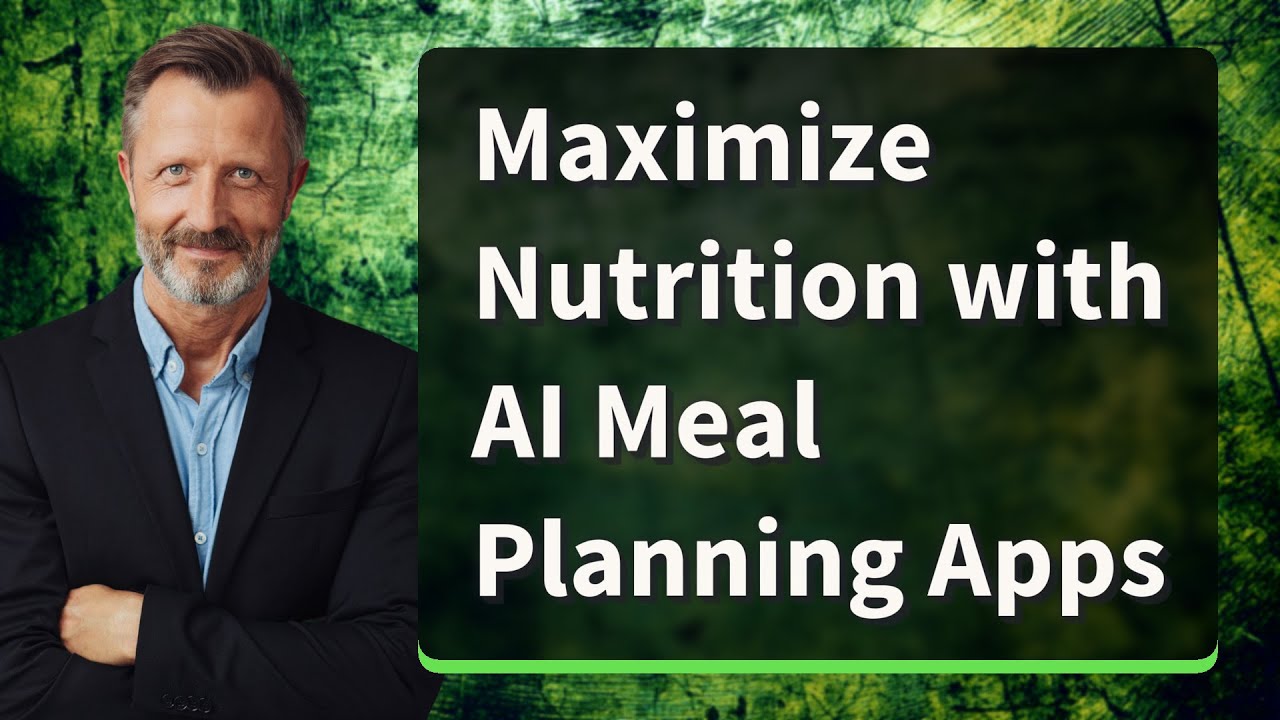 Maximize Nutrition with AI Meal Planning Apps - YouTube