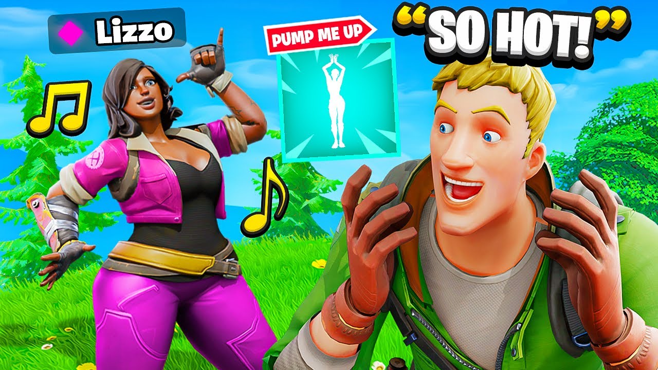Trolling With NEW “Pump Me Up” TikTok Emote.. (Fortnite) - YouTube
