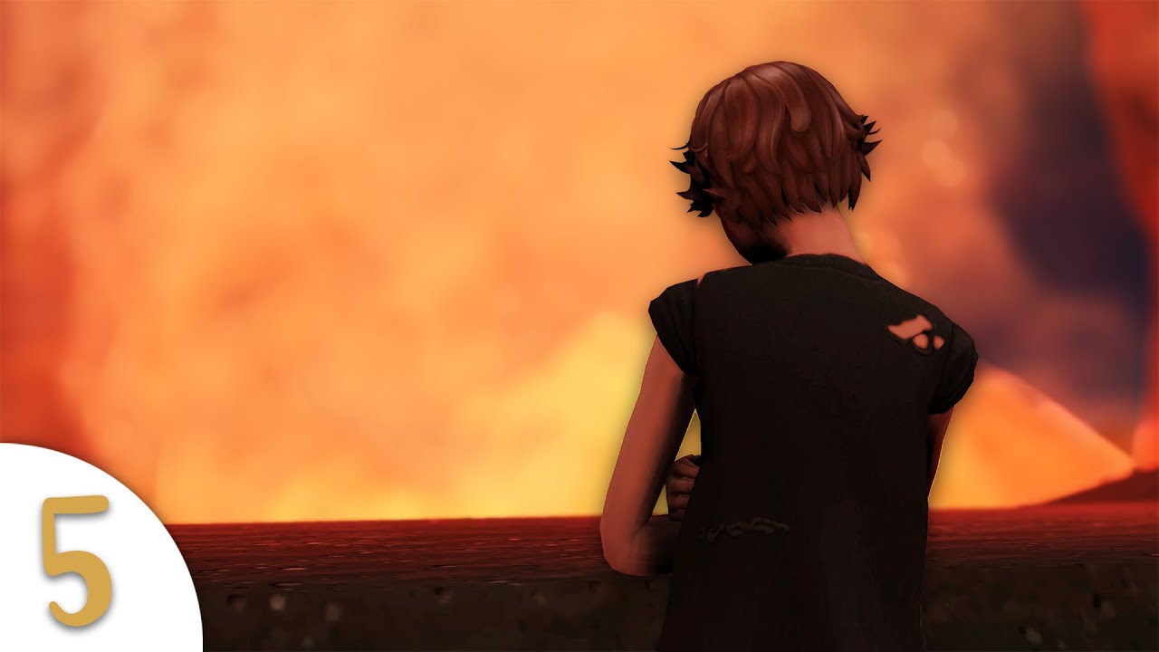 A Volcanic Eruption | Ep. 5 | Sims 4: Castaway - YouTube