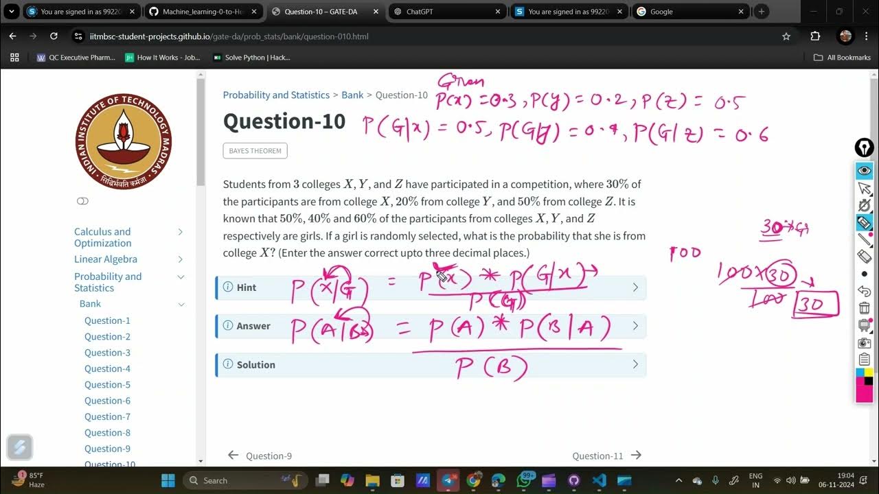 🔍 Bayes’ Theorem Explained with Real-World Examples | Probability Made Easy! - YouTube