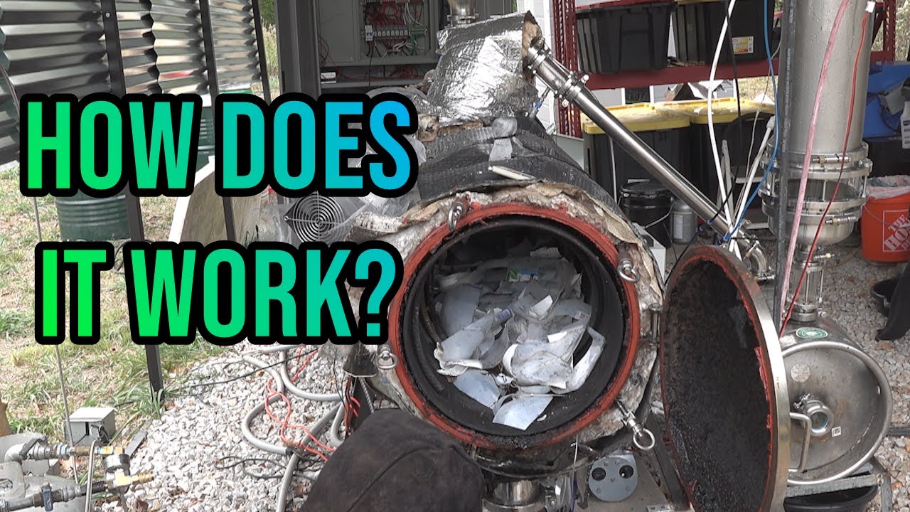 How does My Plastic into Fuel Reactor Work? + 1st Analysis Run! HDPE ...