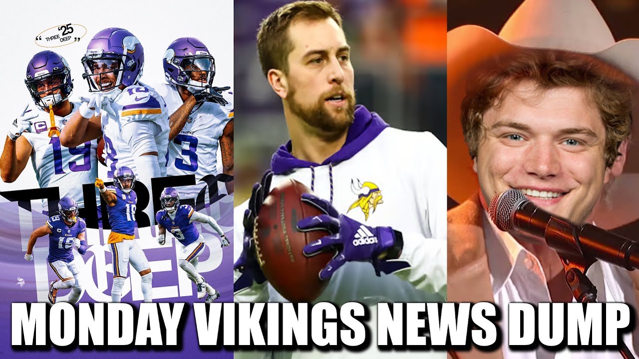 Minnesota Vikings News Dump (9.1.2025) | Three Deep Redux! Thielen Pay ...