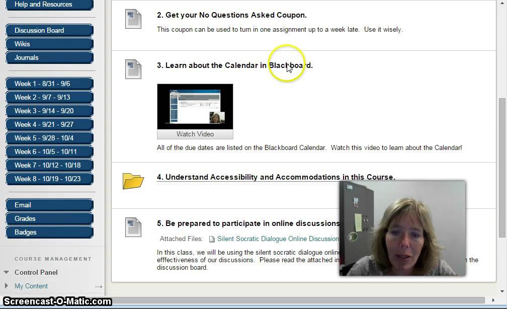 Organizing Your Course in Blackboard - YouTube