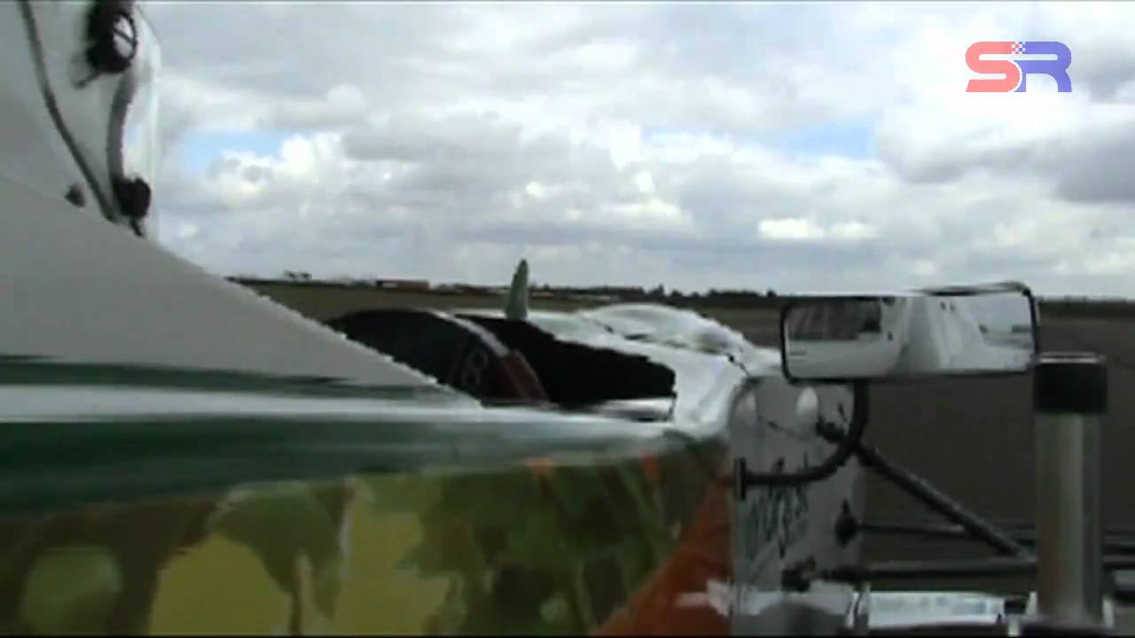 The Scott Racing biodiesel race engine on track - YouTube