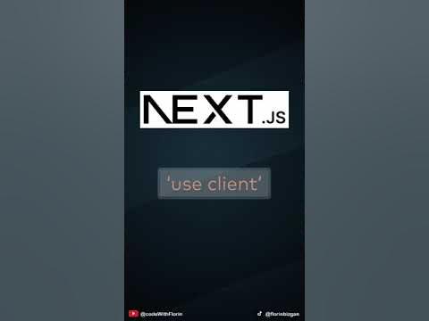 🚀 Exploring Next.js: The 'use client' Directive - YouTube