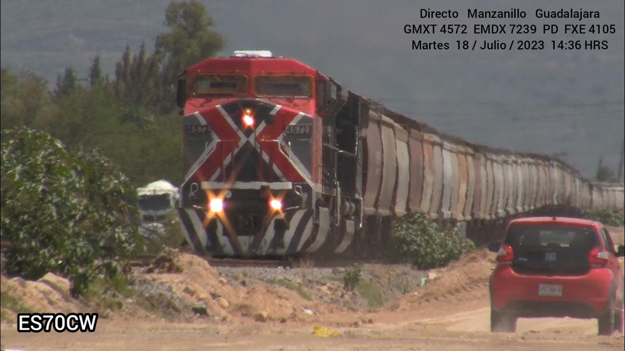 Locomotoras [EMDX 🇺🇲] Cada Vez Mas común En Trenes Ferromex 🇲🇽🇲🇽 - Distrito Sayula - Tlajomulco ...