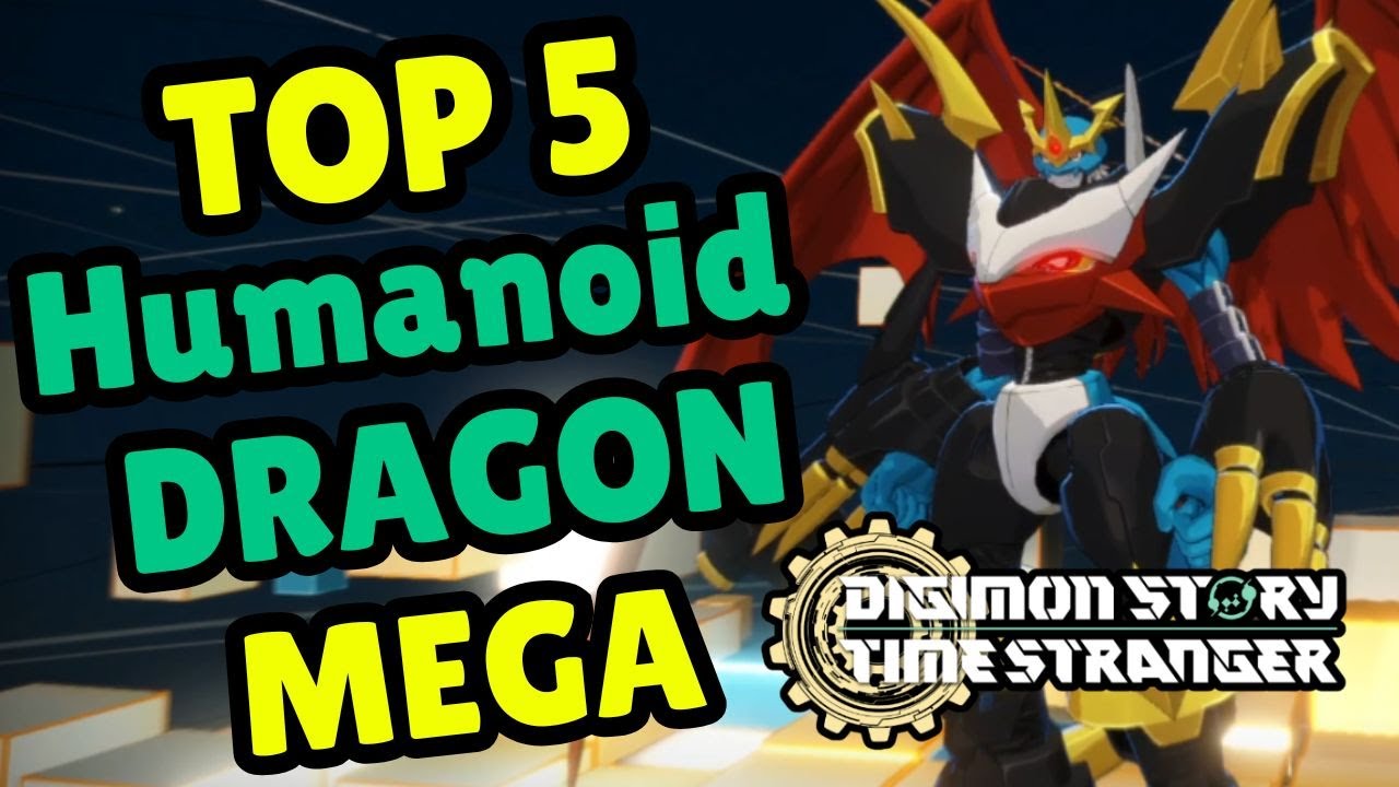 Top 5 Humanoid Dragon Mega Level Digimon in Digimon Story: Time ...