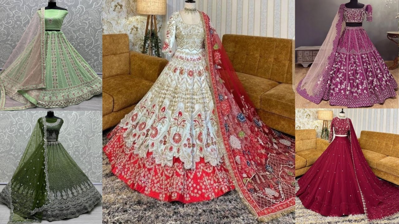 2024 Beautiful Latest Designer Lehngas // latest Lehenga Designs - YouTube