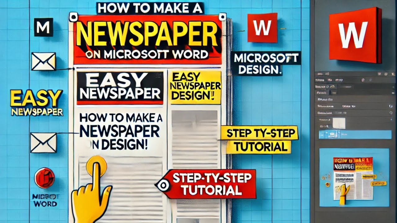 How to Make a Newspaper on Microsoft Word | Step-by-Step Guide - YouTube