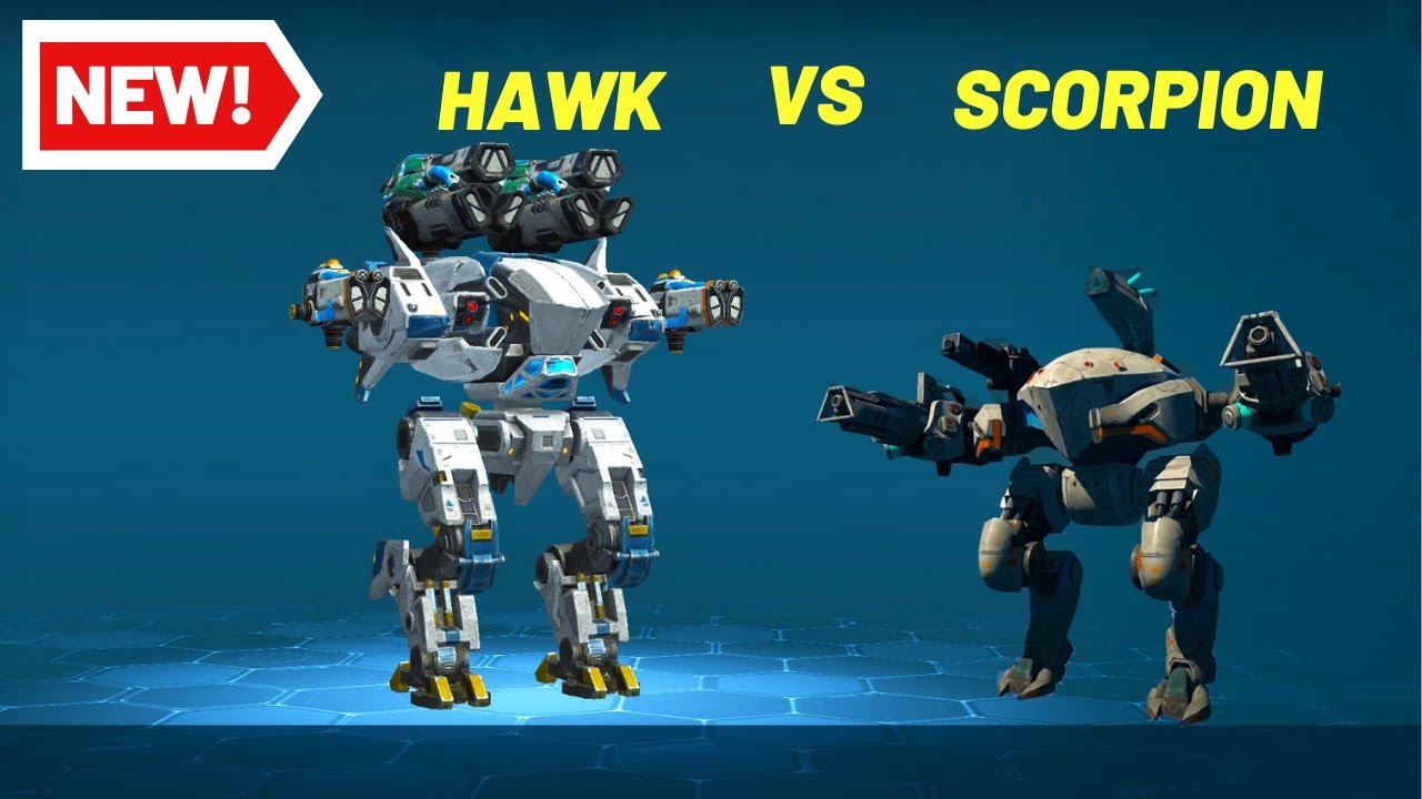 Hawk vs Scorpion - War Robots - WR Gameplay - YouTube