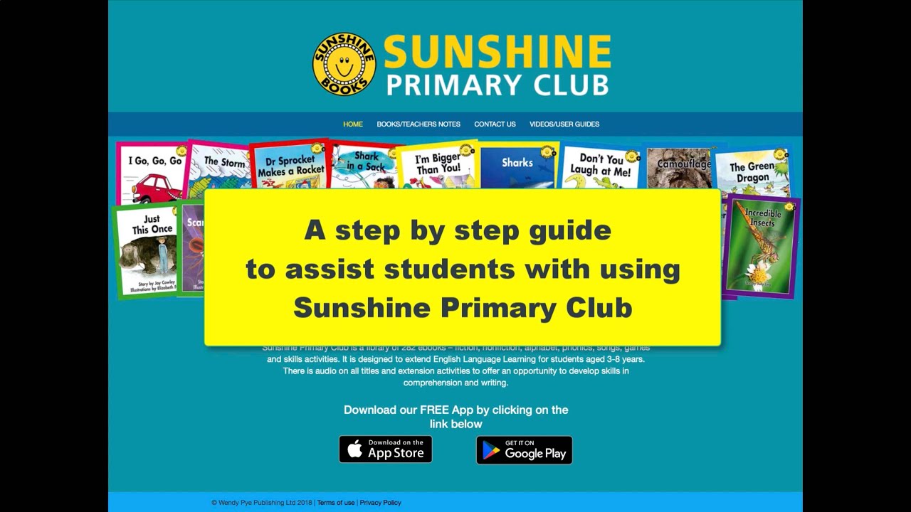 Sunshine Primary Club Student Login - YouTube