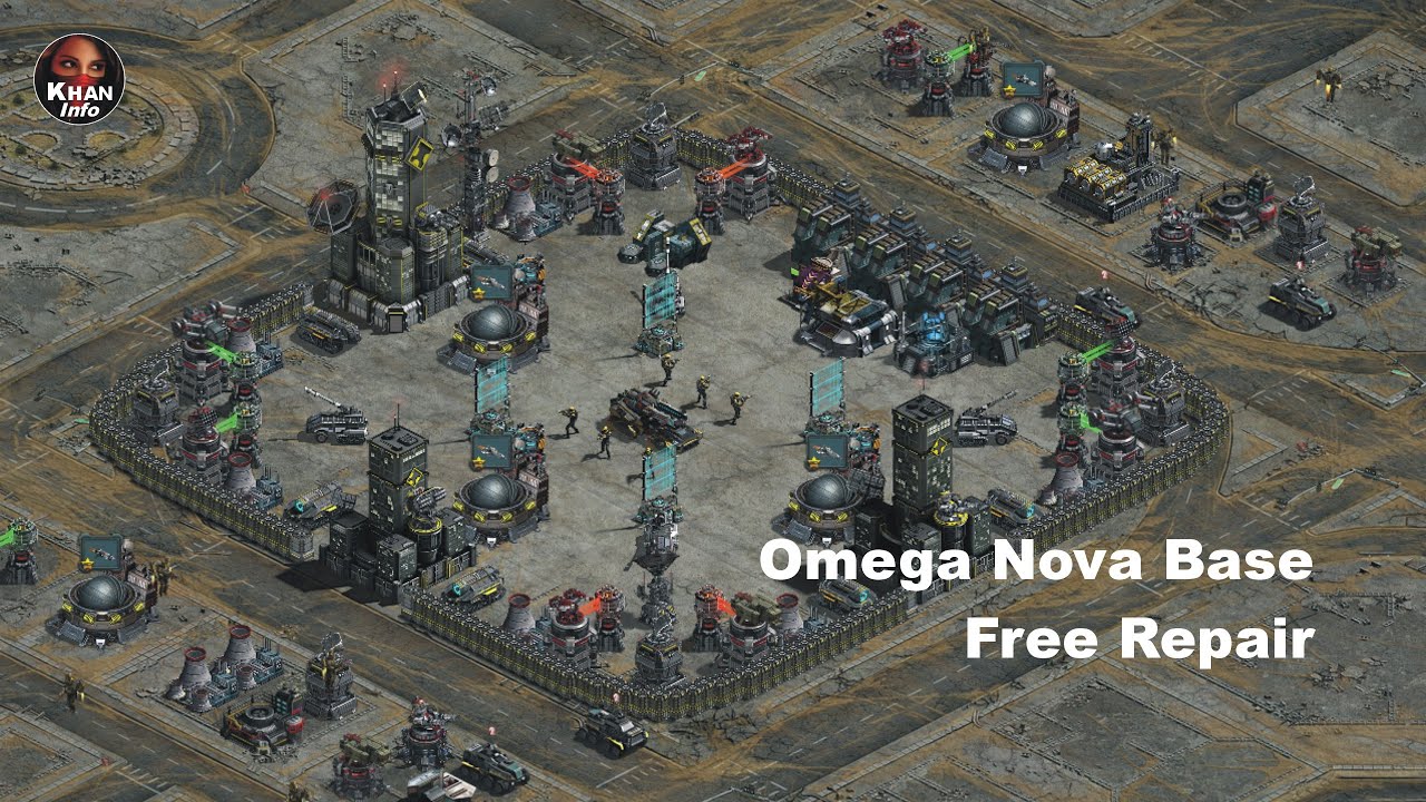 War Commander: Omega Nova Base ( 195 ) My Way | Free Repair - YouTube