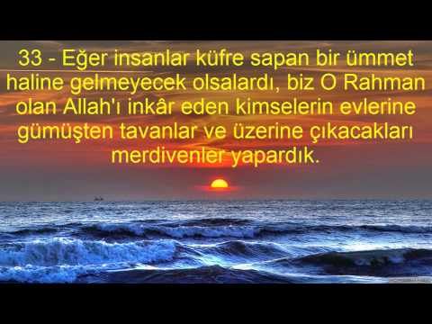 43 ZUHRUF SURESİ VE MEALİ KABE İMAMI MAHİR