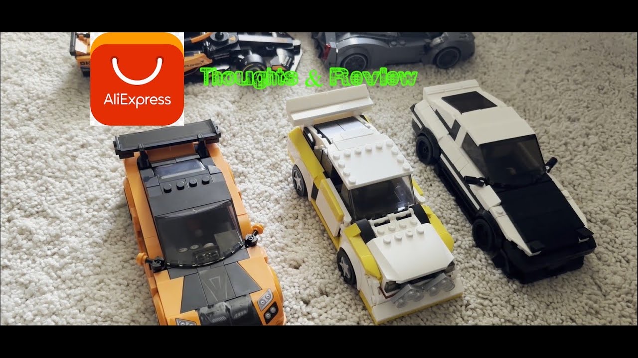 aliexpress lego cars thoughts and review - YouTube