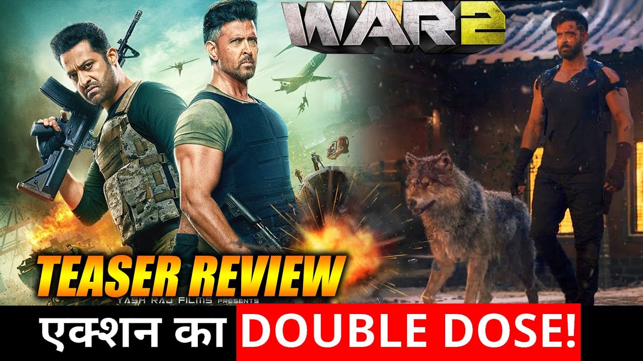 WAR 2 : TEASER REVIEW | Hrithik Roshan, Jr NTR, Kiara Advani - YouTube