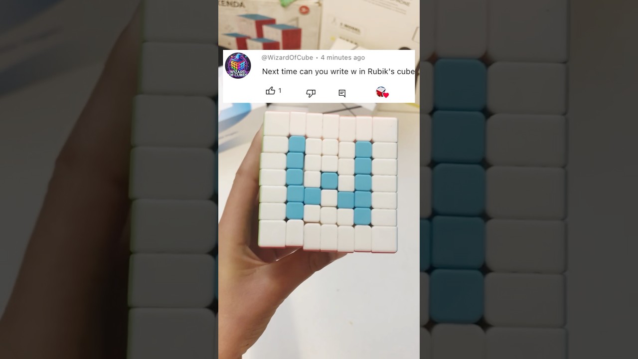 The letter “W“ on a Rubik’s cube - YouTube