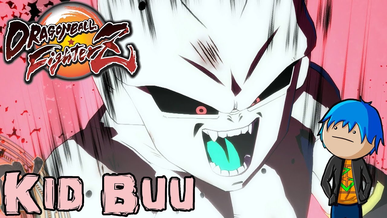 Dragon Ball FighterZ - Kid Buu Gameplay "Angry Stretchy Boy" - YouTube