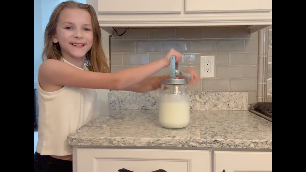 Churn Up the Fun - Easy, Fresh & Delicious Homemade Butter - YouTube