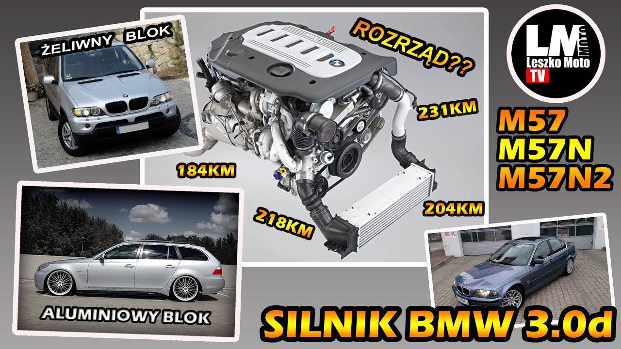 BMW SILNIK 3.0d GENERACJA M57 M57N I M57N2 - WSZYSTKO O SILNIKU odc1 ...