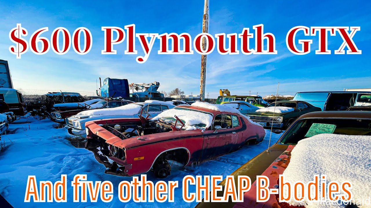 CHEAP MOPAR B-BODIES. Can you save them??? Plymouth Road Runners and a ...