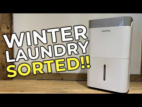 The Efficient Way Of Drying Your Laundry | electriQ CD20PRO-LE 20L Dehumidifier
