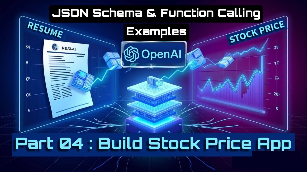 Build a simple Stock Price App 01 | OpenAI Structured Data: Part4/6 ...