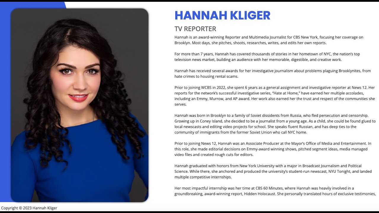 Hannah Kliger 05 23 23 Kingsborough Community College Visit - YouTube