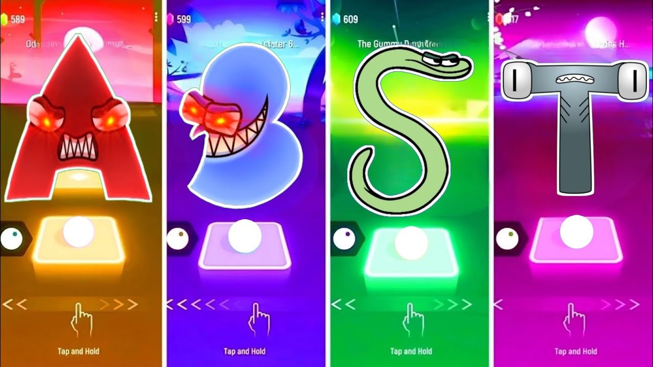 Evil Alphabet Lore - A 🆚 B 🆚 Alphabet Lore - S 🆚 T. 🎶 Who Is Best? Tell ...