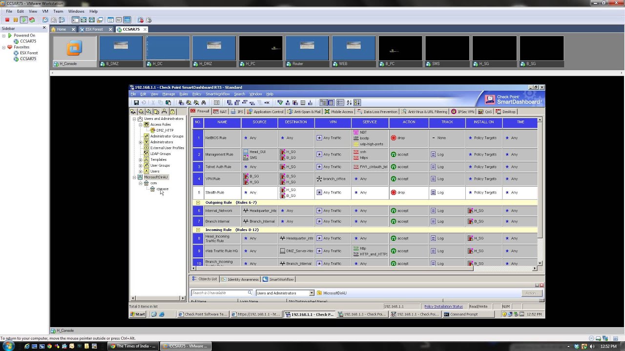 Checkpoint SMS and Microsoft AD Integration - YouTube