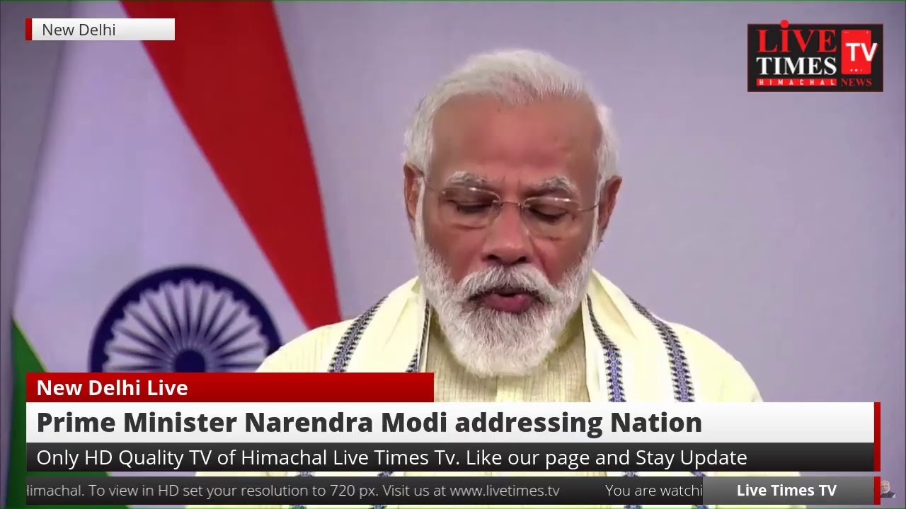 Live - Prime Minister Narendra Modi addressing Nation - YouTube