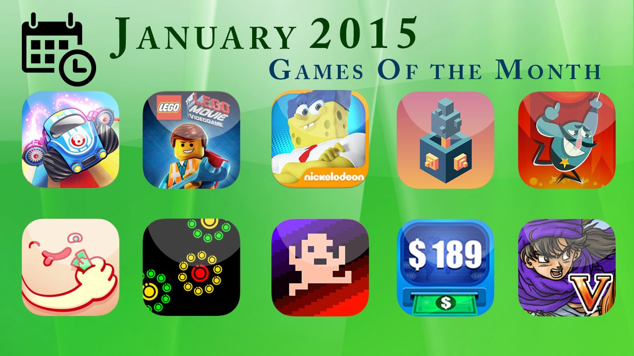 iOS Games Of The Month - January 2015 by iGamesView - YouTube