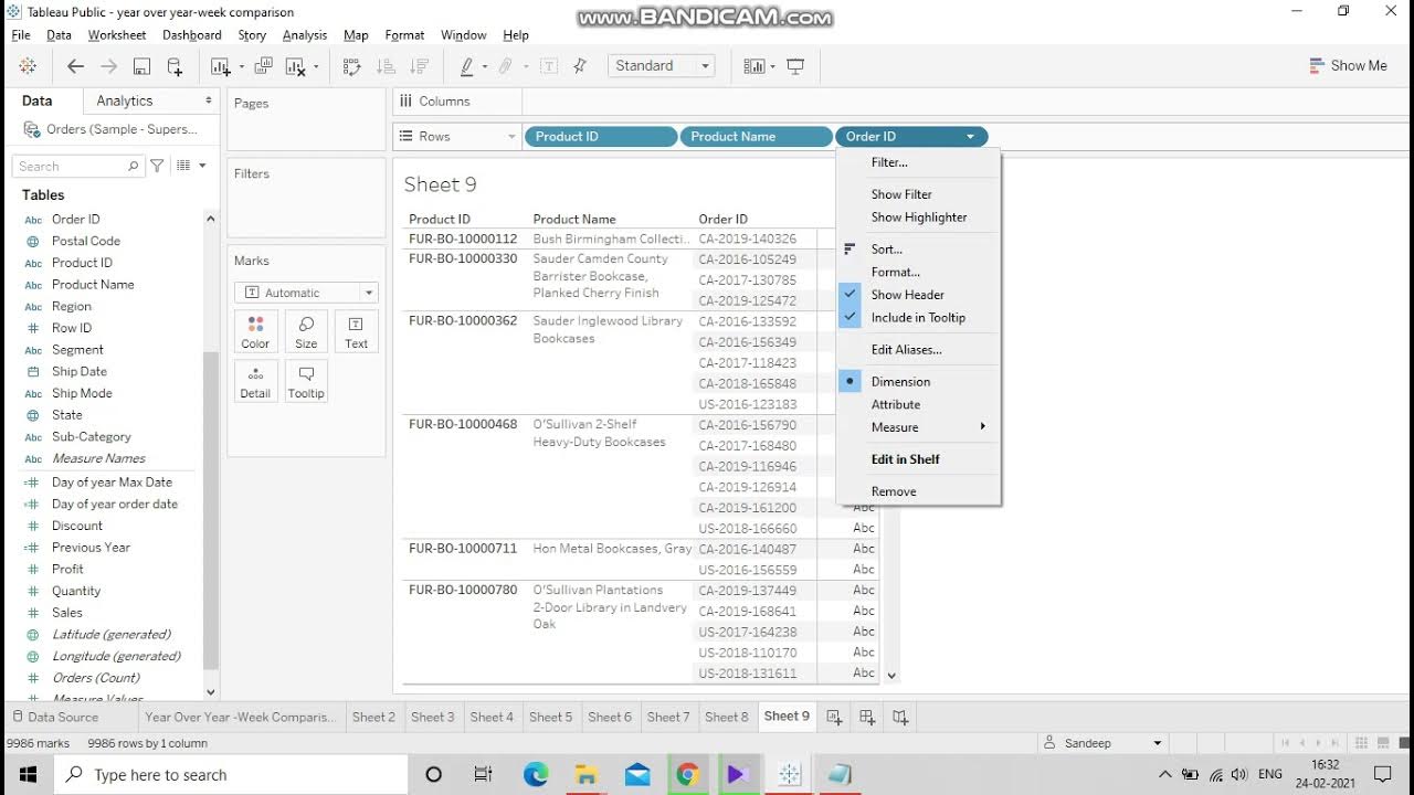 Use of Attribute( ATTR) in Tableau - YouTube