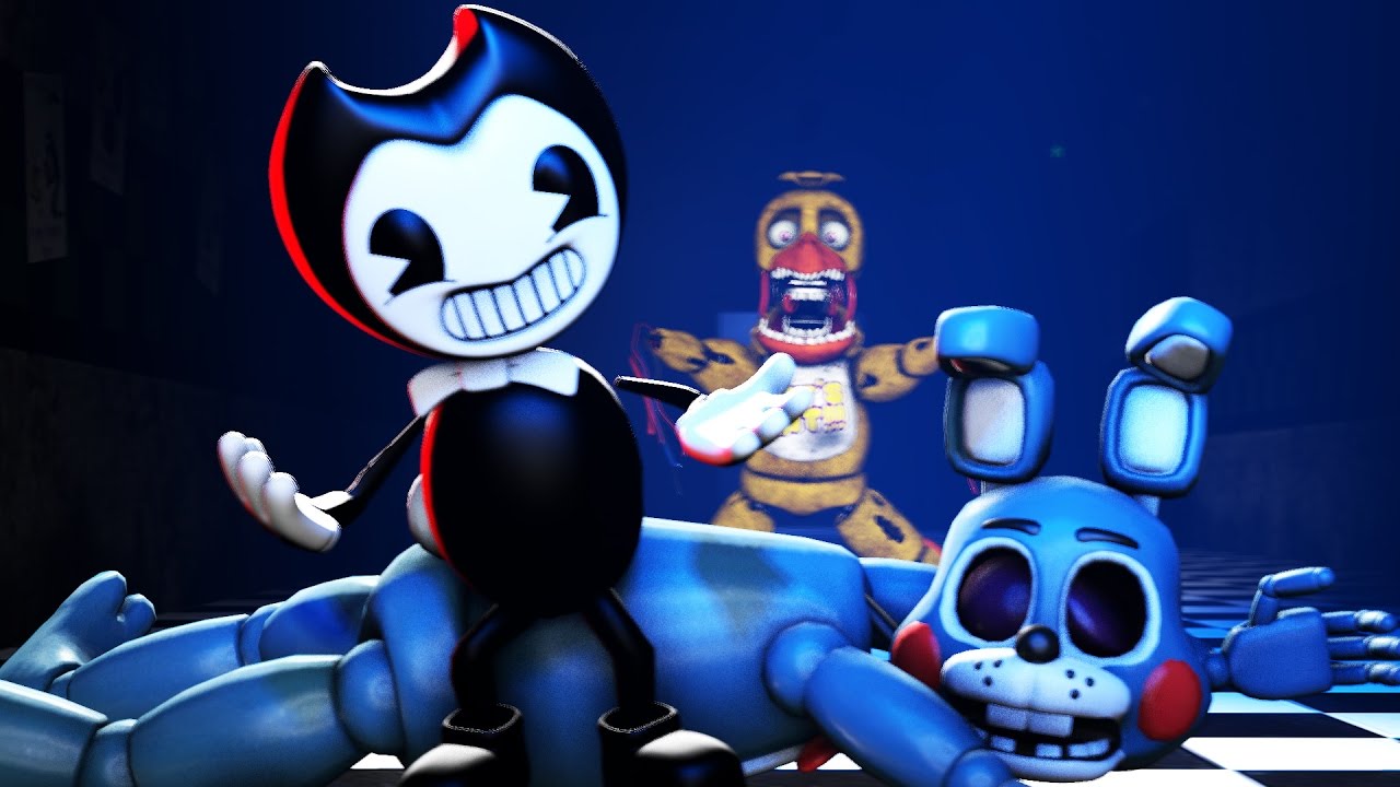 [FNAF SFM] FUNTIME ANIMATRONICS vs BORIS vs Bendy Animation Compilation ...