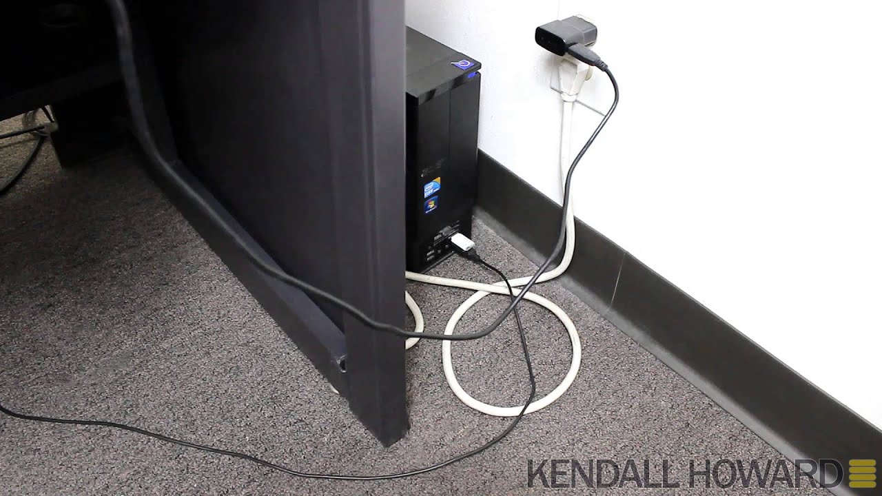 Computer mounting bracket for under desk mounting by Kendall Howard ...