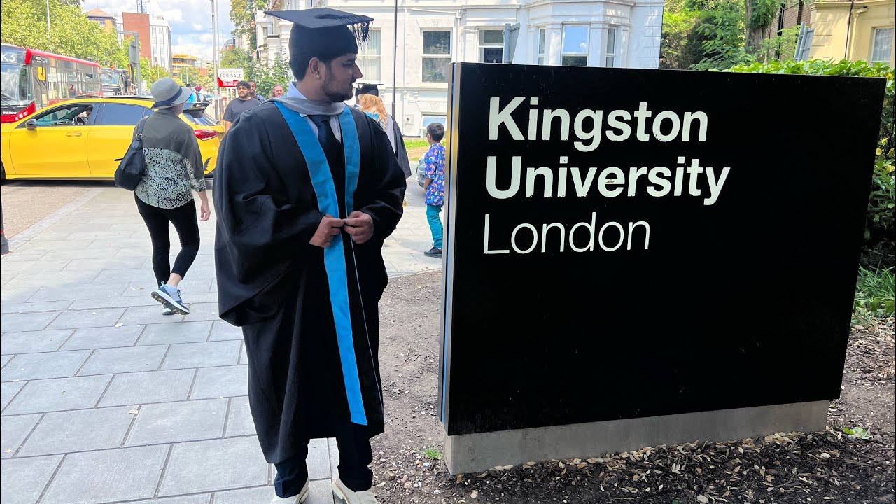 My graduation ceremony kingston university London | Vlog 6 | Siddhant ...
