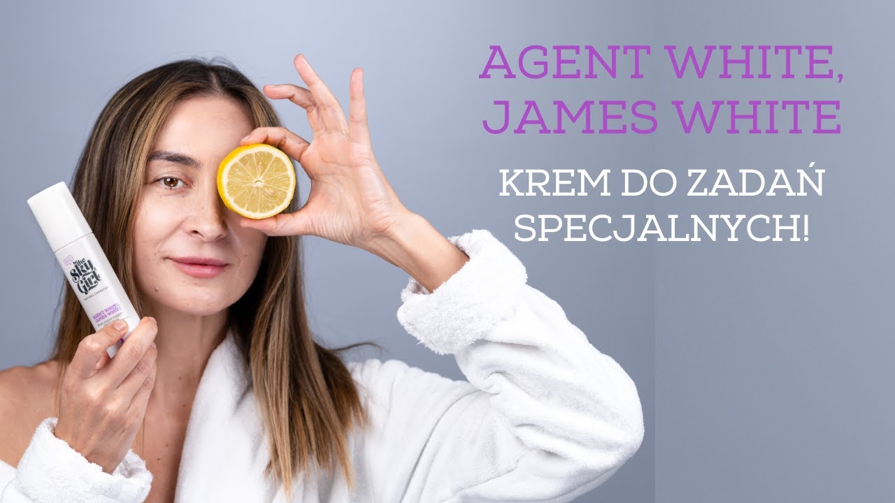 AGENT WHITE, JAMES WHITE - bestsellerowy krem rozjaśniająco ...