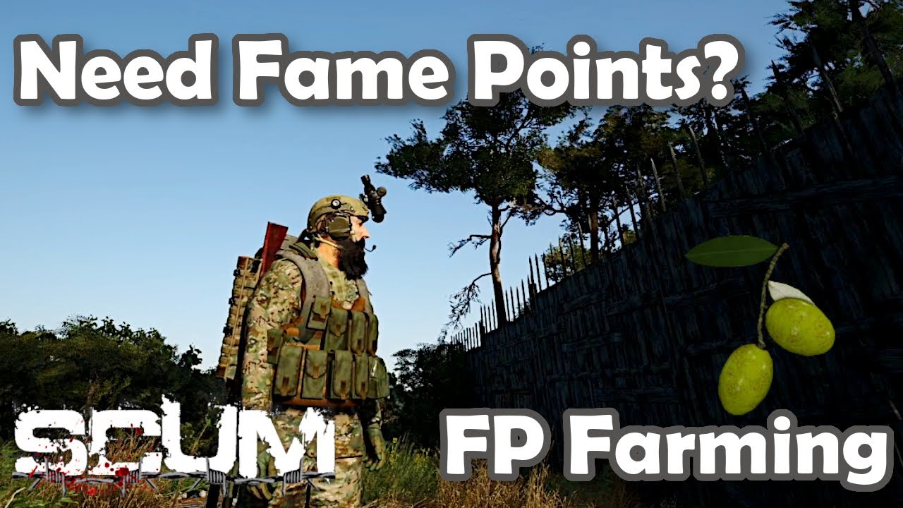 Need Fame Points? How To Farm FP | SCUM 0.8 - YouTube