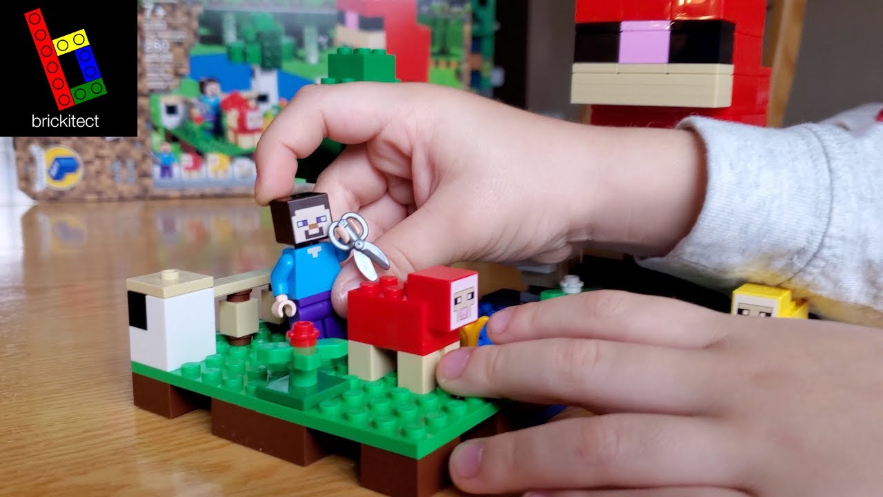 Building LEGO Minecraft vs Playing the Game...Which is Better? - YouTube