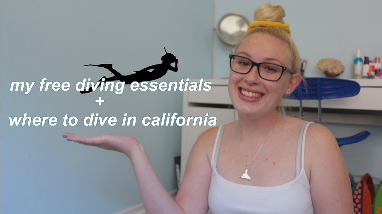 my free diving essentials + where to dive in california - YouTube