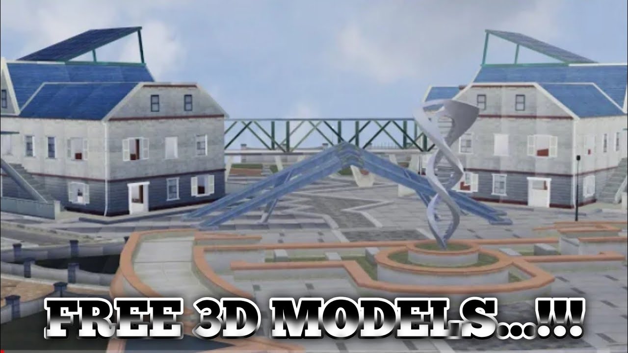 Academy 3D Model Free Fire || Bermuda Map Factory 3D Model Free Fire ...