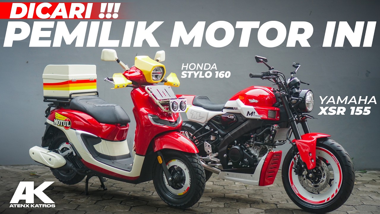 DICARI PEMILIKNYA‼️Motor Custom Honda Stylo 160 & Yamaha XSR 155 dr ...