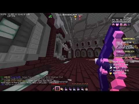 Son Oyuncu SkyBlock Nether Pvp#2. 2Kalp Le Kurtuldu :D