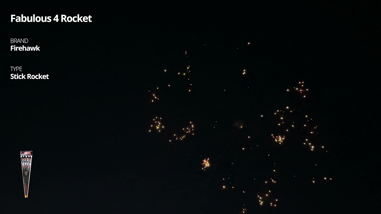 Fabulous 4 Rocket - Stick Rockets - Firehawk - YouTube