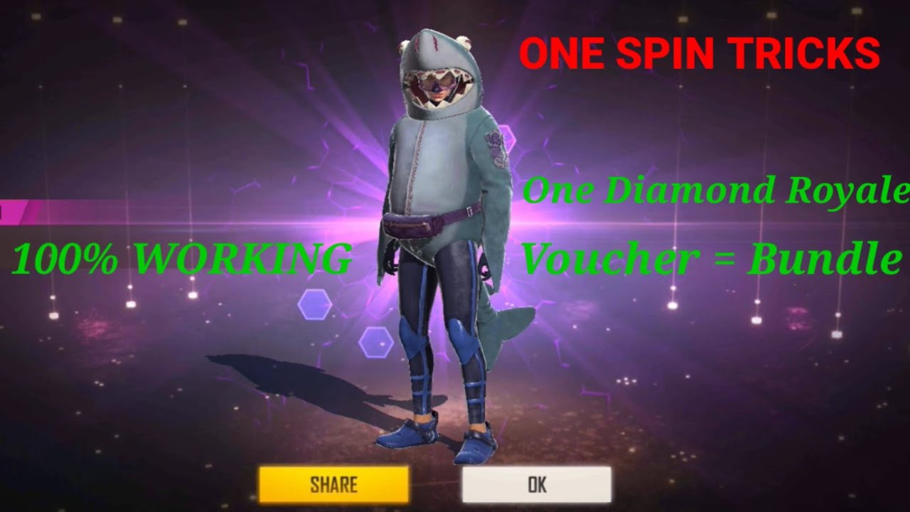 Snappy Diamond Royale Bundle in One Spin || Gareena Free Fire || Dino ...