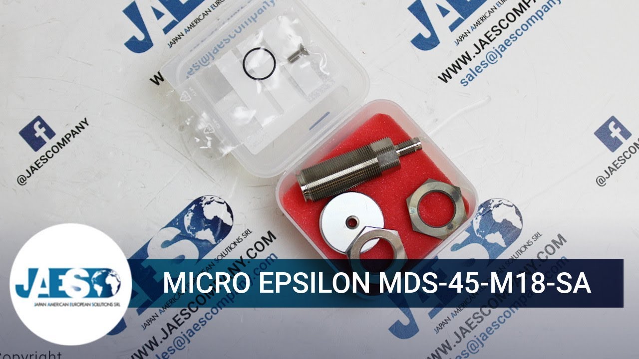 MICRO EPSILON MDS-45-M18-SA - Proximity sensor s.n.1686-2607100 - YouTube