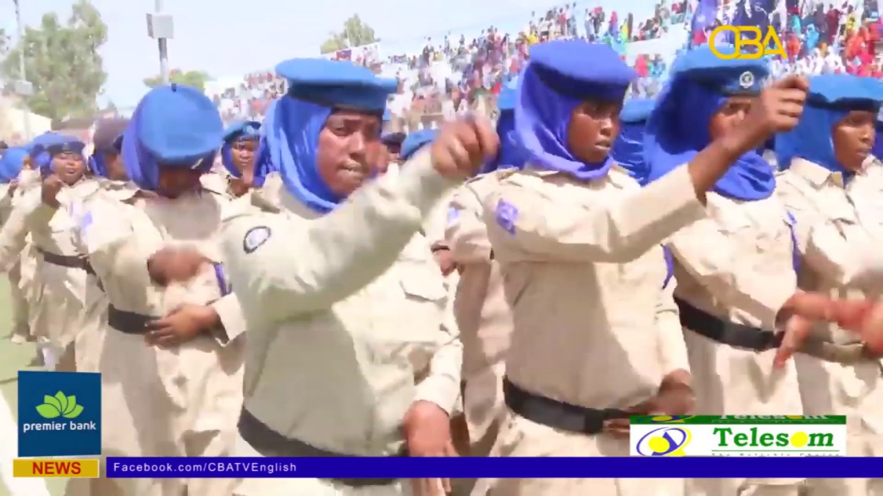 Somalia Police celebrate 76 Anniversary of its inception - YouTube